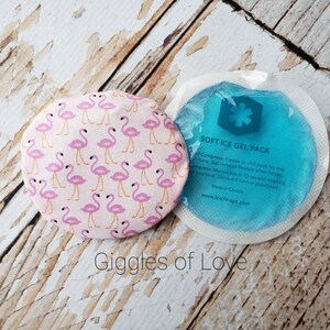 Child Ice Pack (reusable, Washable Cover) - Flamingos - Etsy