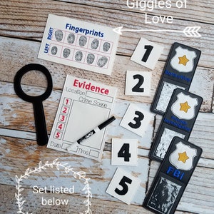 Pretend Play ID Badge: FBI, Detective, Private Investigator - Handmade ...