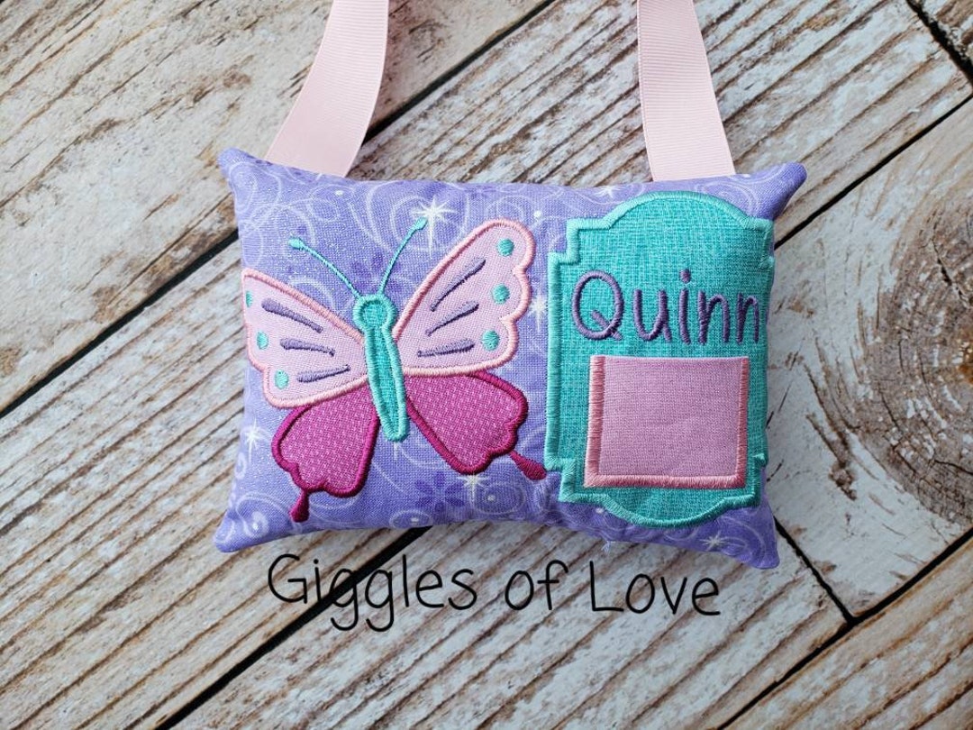 Tooth Fairy Pillow With Pocket (personalized Option) - Butterfly - Etsy