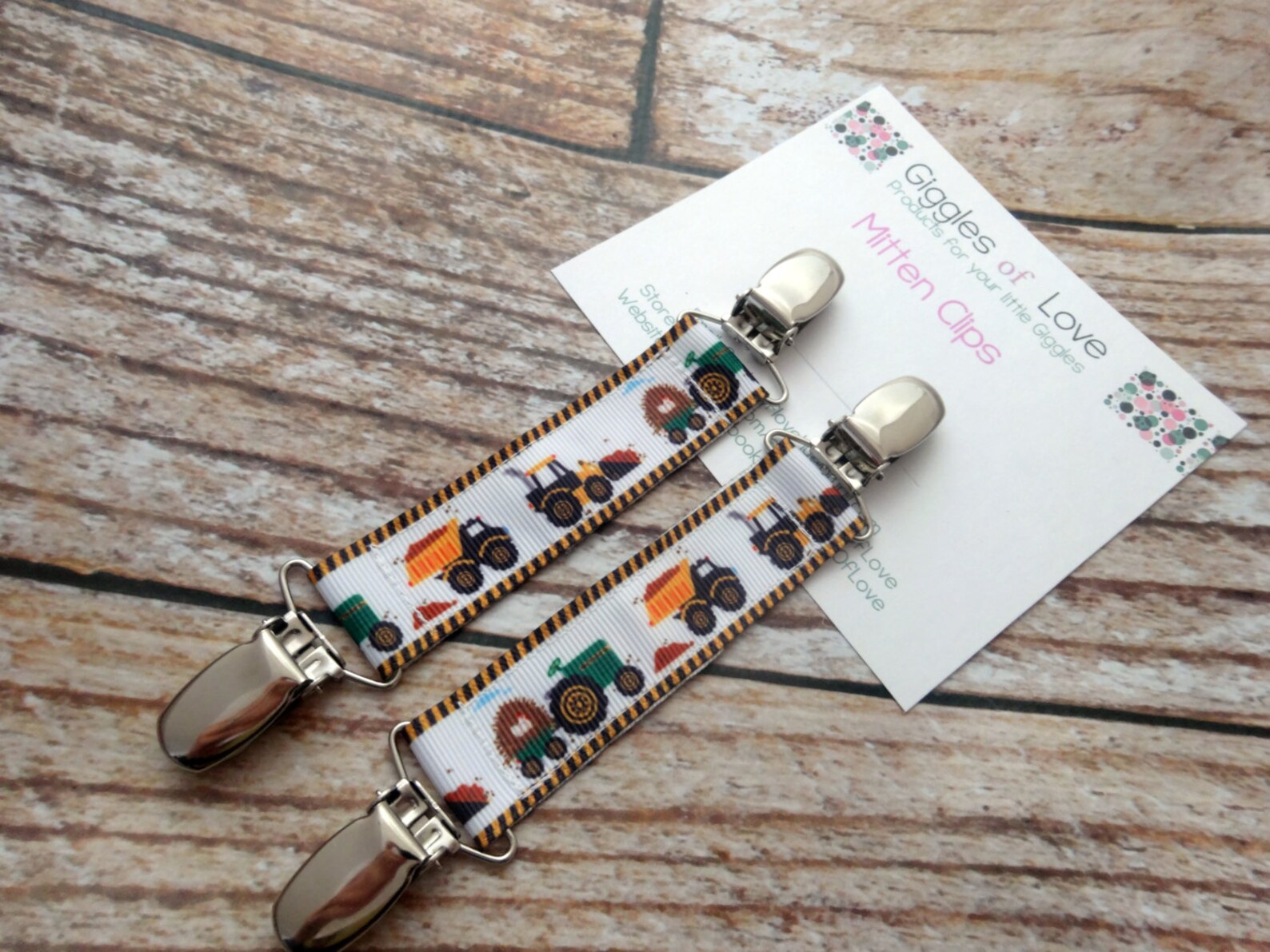 Pair of Mitten Clips Double Sided Boy Infant Toddler Child - Etsy