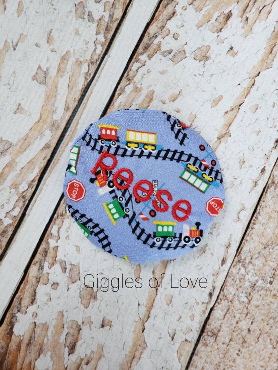 Child Ice Pack (reusable, Washable Cover) - Train Track - Etsy