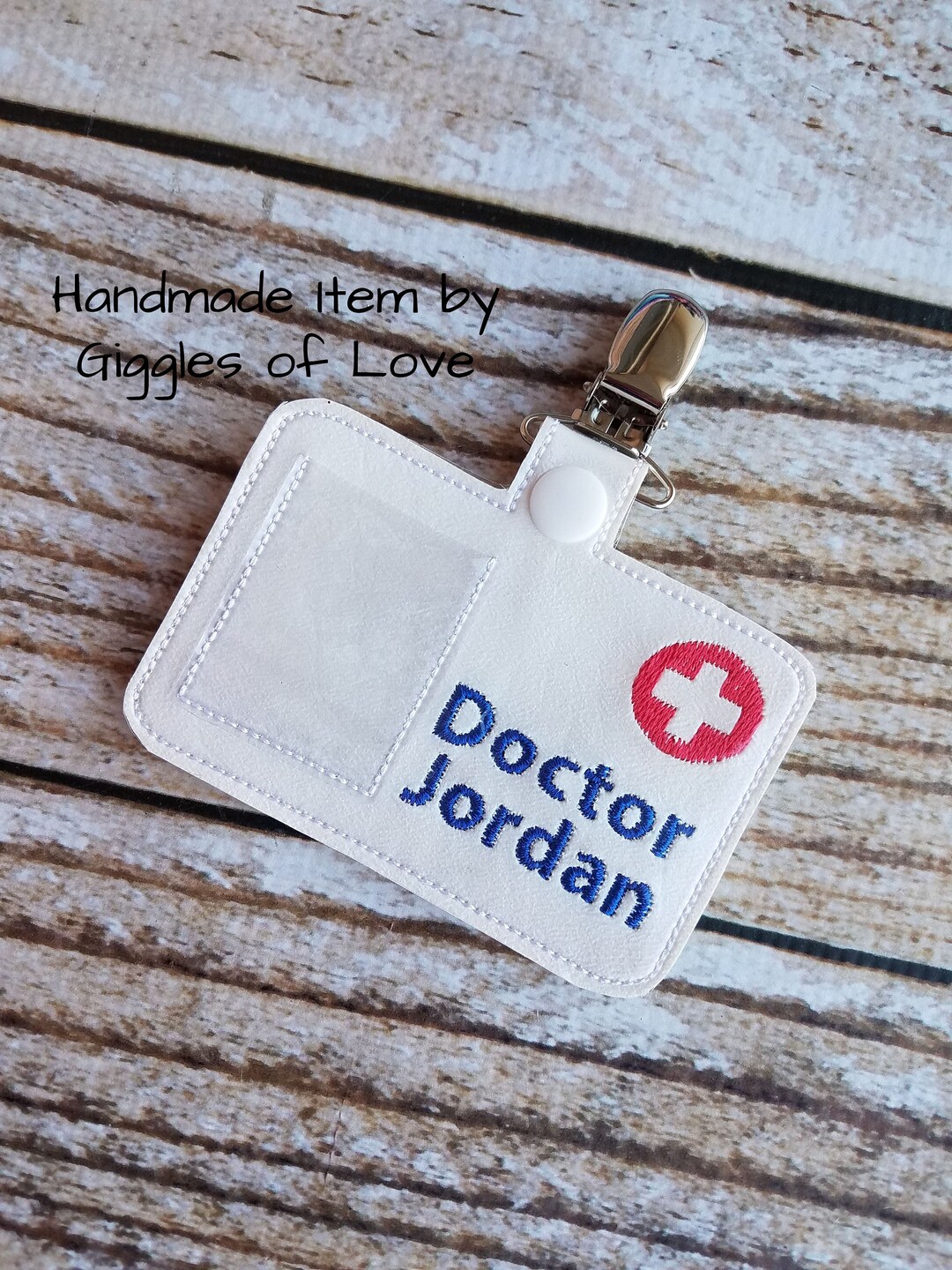 Personalized Pretend Play Doctor Badge Handmade Child Gift Doctor ...