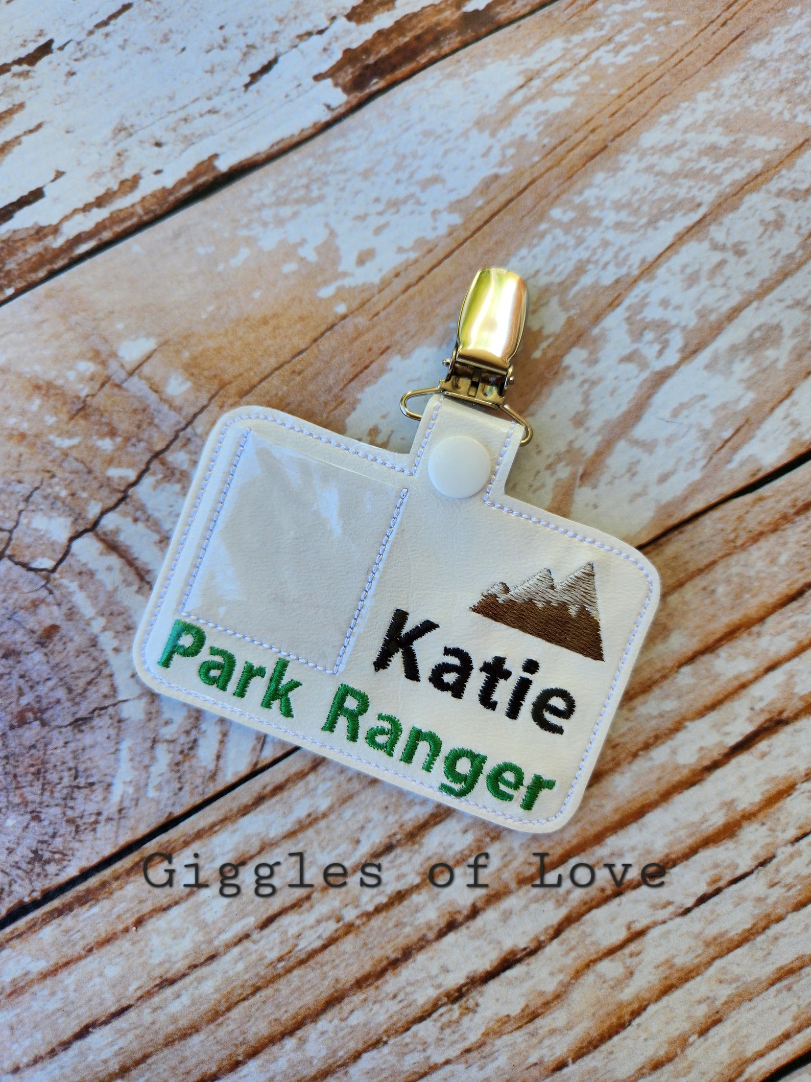Pretend Play Park Ranger Badge - Handmade Child Gift Educational ...