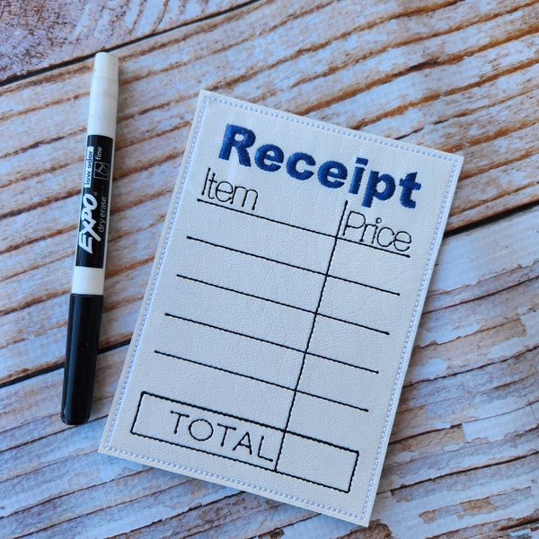 Pretend Receipt - Etsy
