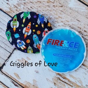 Child Ice Pack (rockets Outer Space)- Injury Ice Pack, Reusable, Child ...