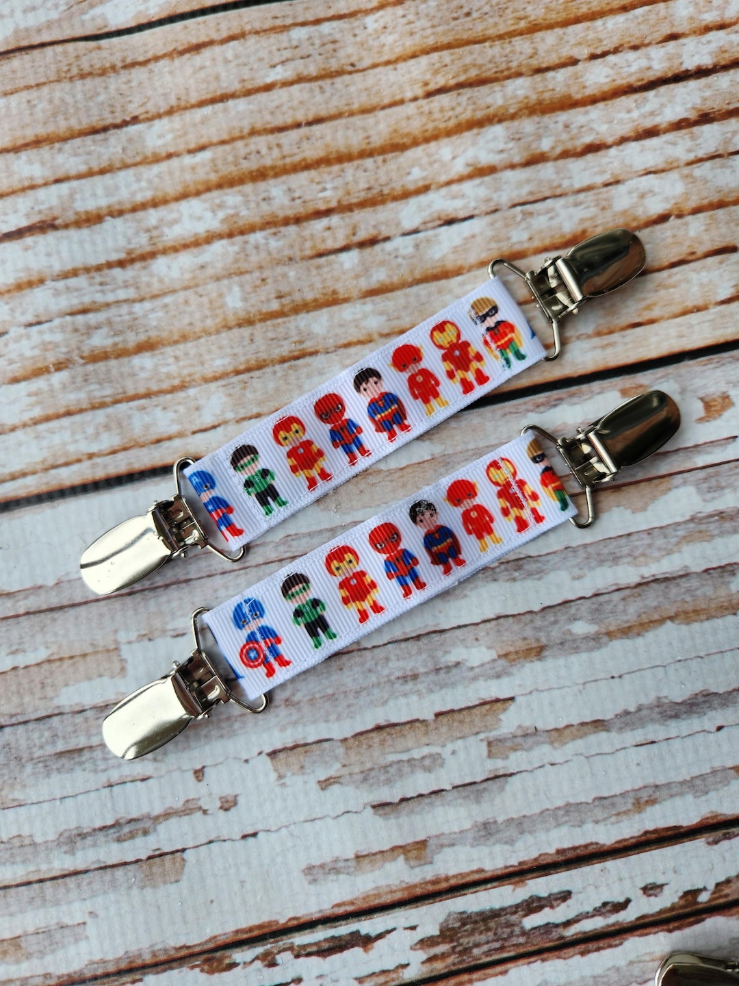 Pair of Mitten Clips - Double Sided - Boy Girl Infant Toddler Child ...