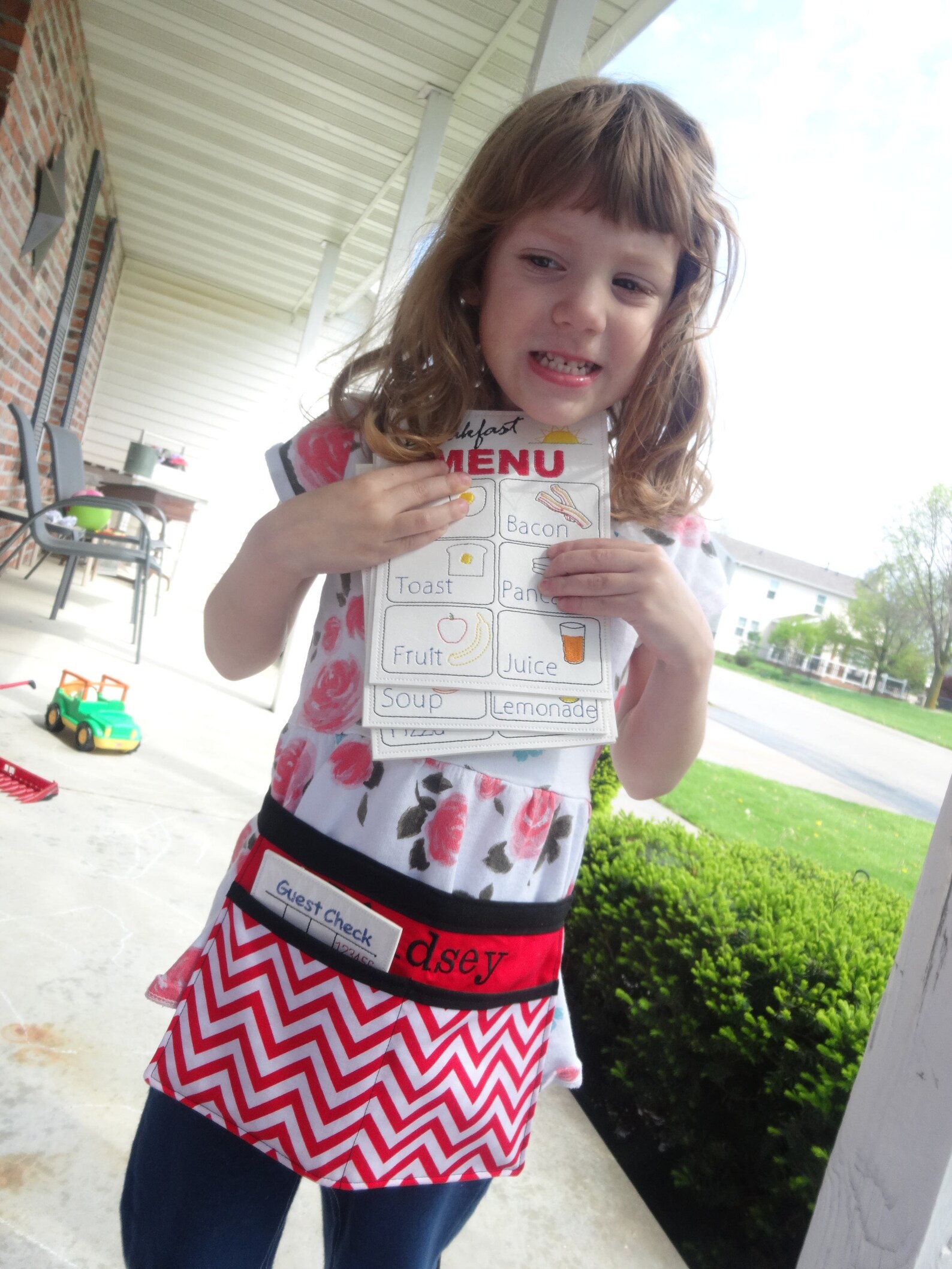 Pretend Restaurant Toy Waiter Waitress Pretend Play - Etsy