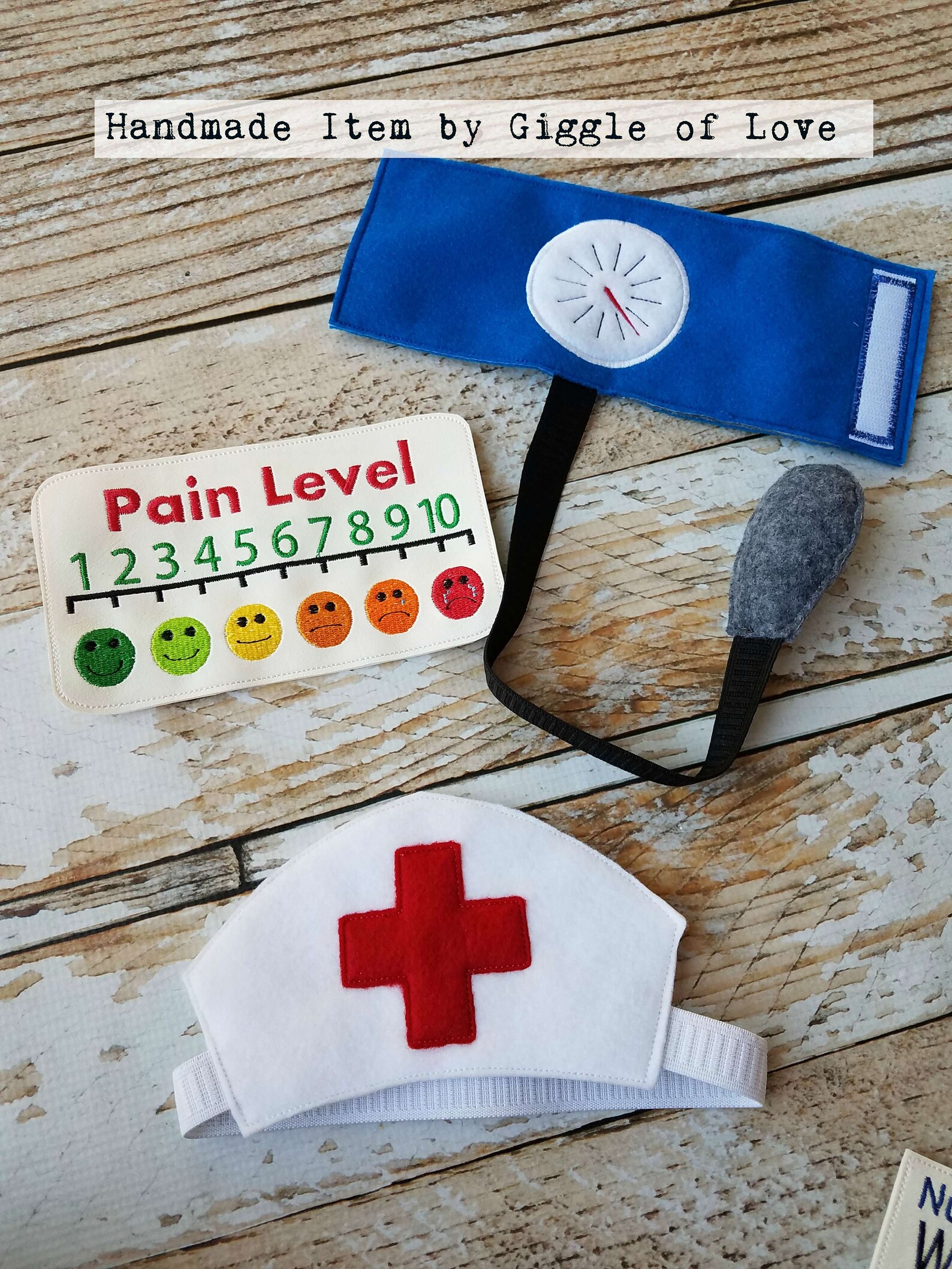 Pretend Play Nurse Set Embroidery Handmade Child Gift - Etsy