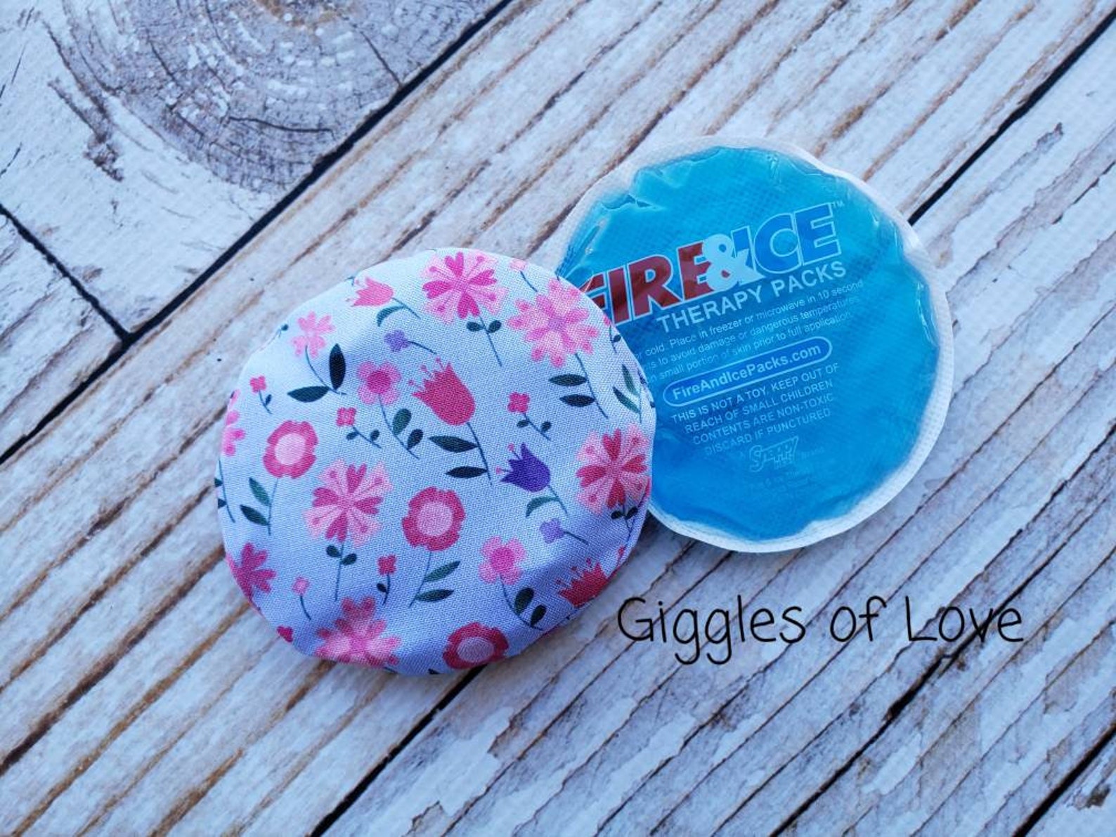 Child Ice Pack flowers on Purple Injury Ice Pack Reusable - Etsy