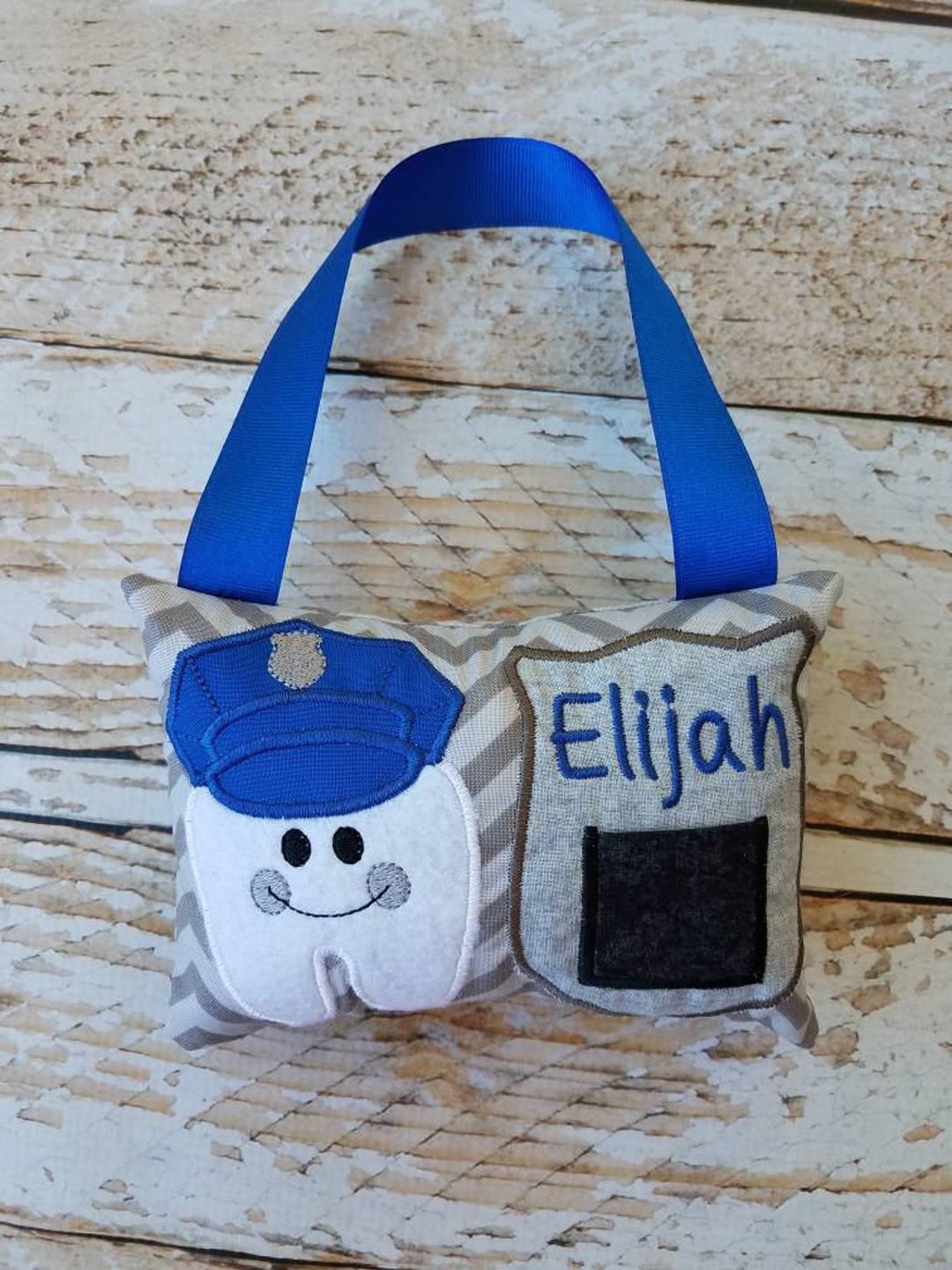 Personalized Tooth Fairy Pillow W/front Pocket Boy Girl Tooth Pillow ...