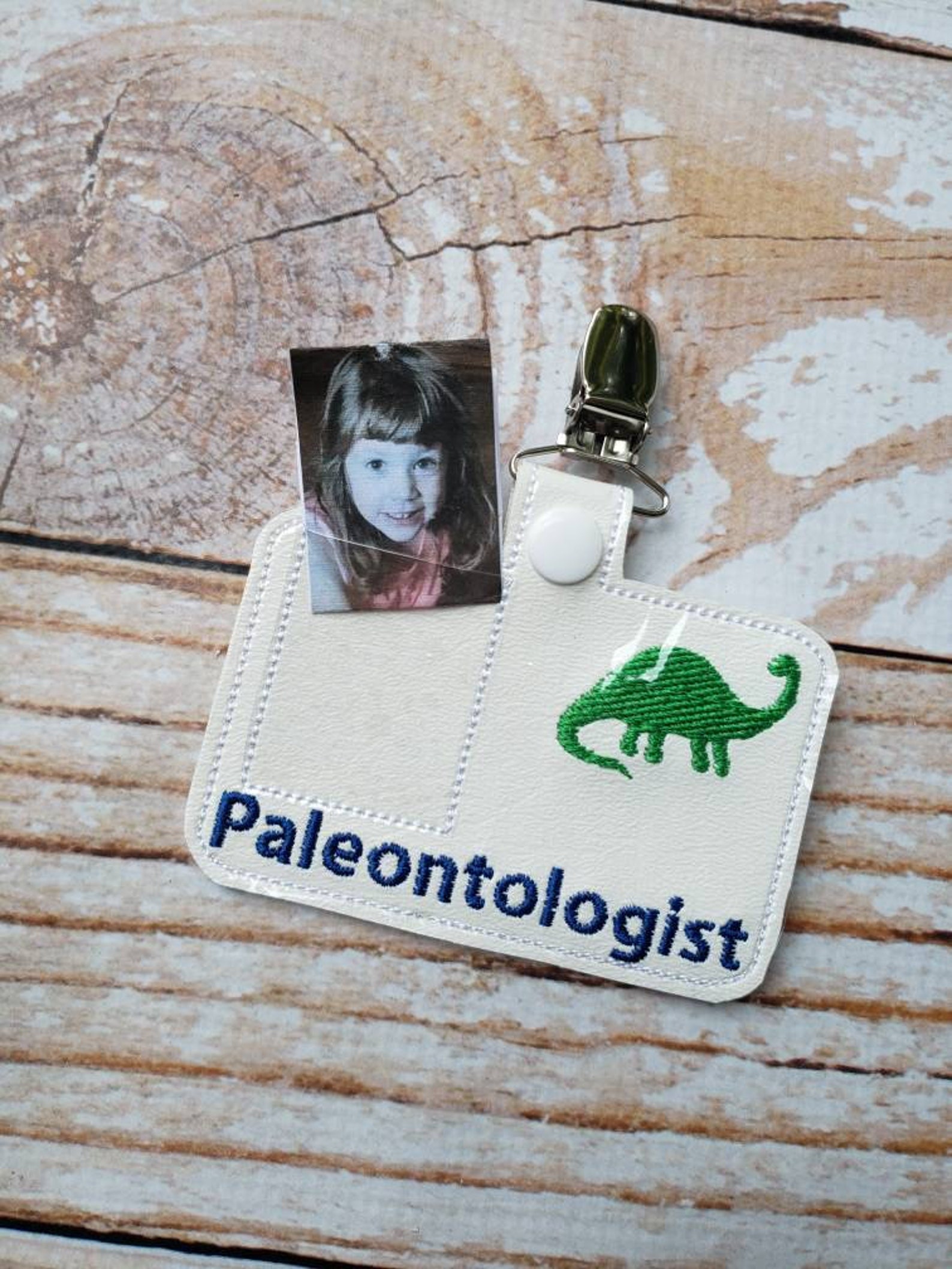 Personalized Pretend Play Paleontologist Badge Handmade - Etsy