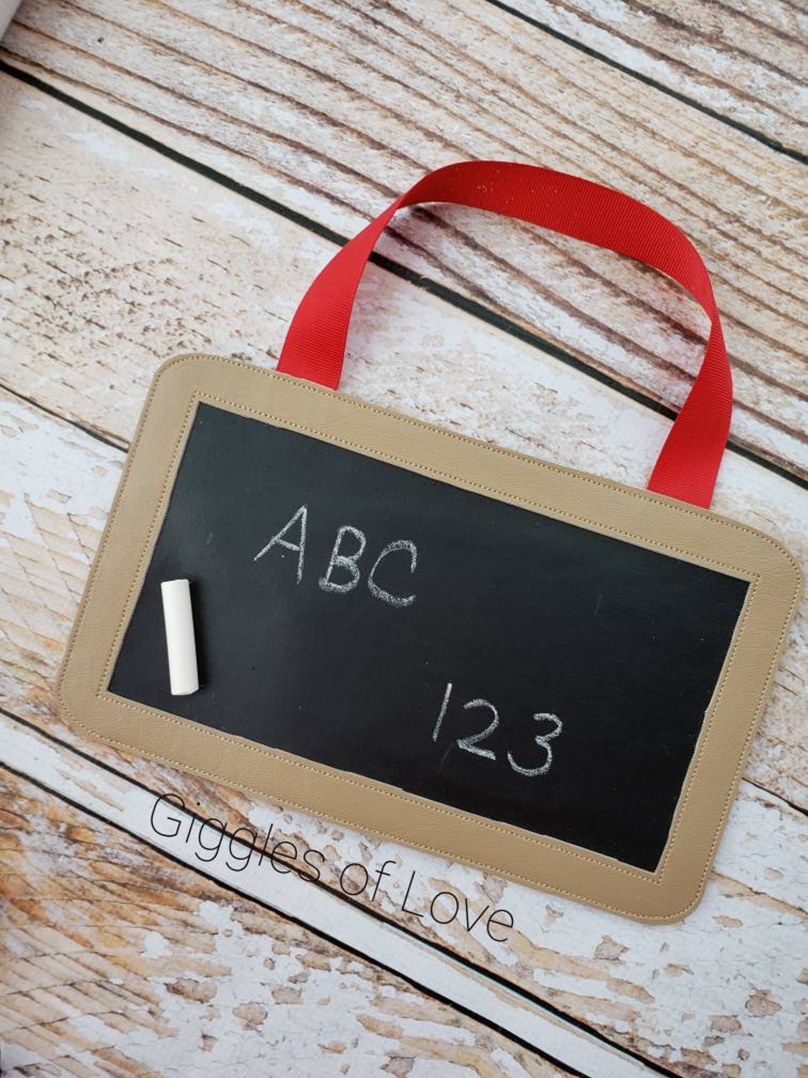 Pretend Play Teacher School Set small Set Embroidery - Etsy