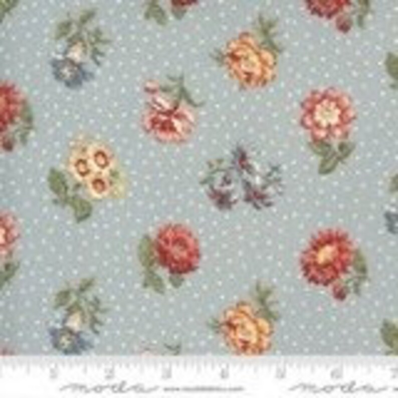 French General jardin De Fleurs by Moda Blue Fat Quarter Set - Etsy