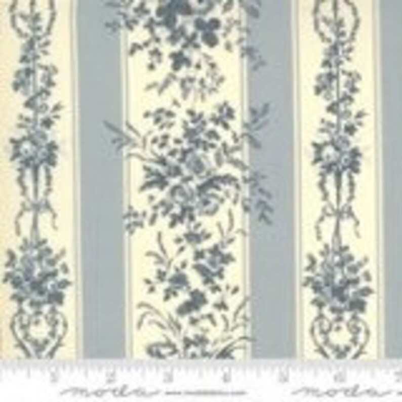 French General jardin De Fleurs by Moda Blue Fat Quarter Set - Etsy
