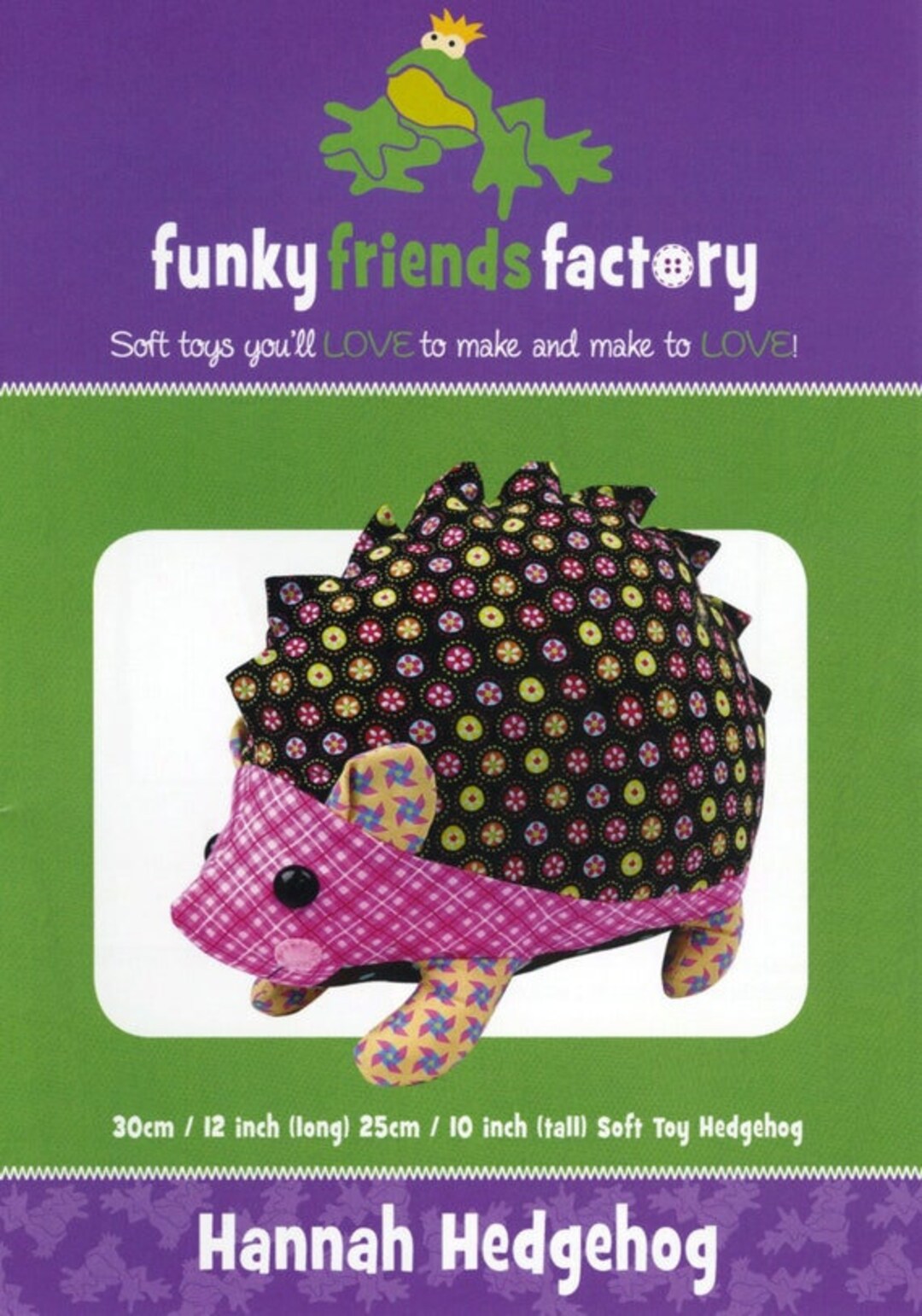 Hannah Hedgehog by Funky Friends Factory Pattern - Etsy