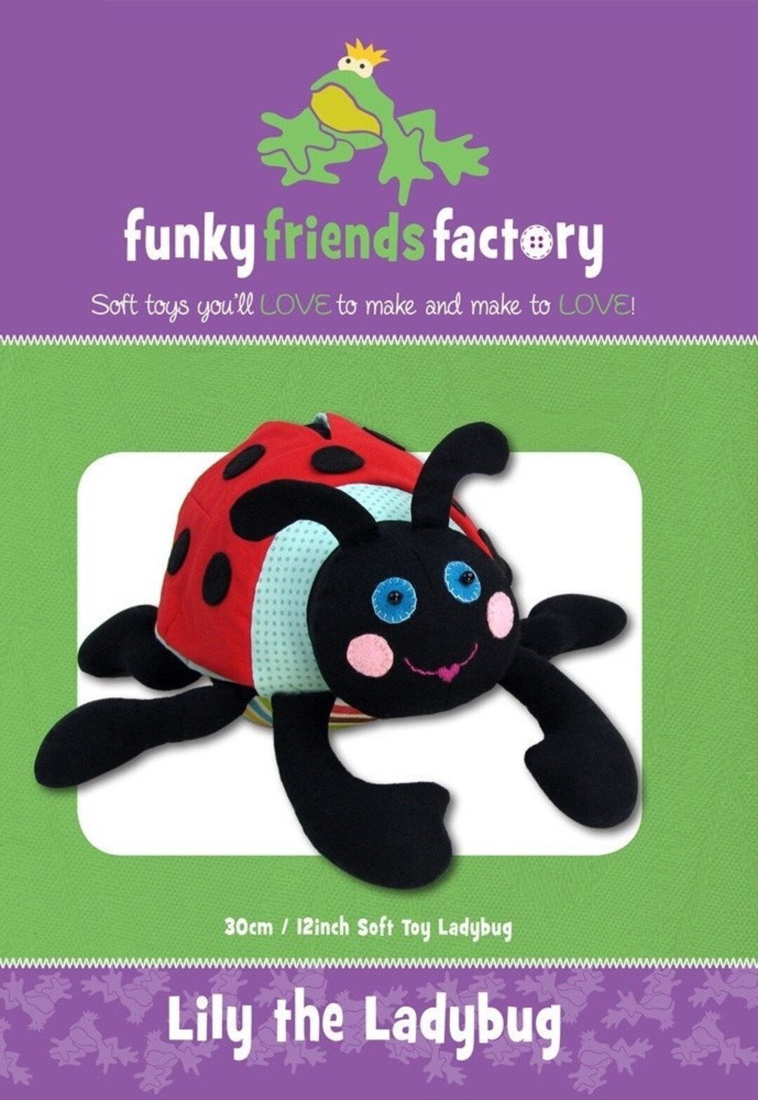 Lily the Ladybug by Funky Friends Factory Pattern - Etsy