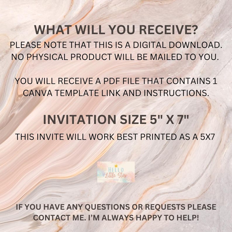 Watercolor Rainbow Birthday Party Invitation: Girls Canva Template ...