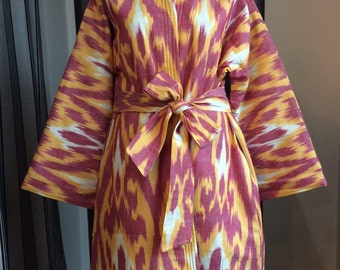 Ikat Silk and Cotton Adras Artisan Made Apparel by Myadras on Etsy