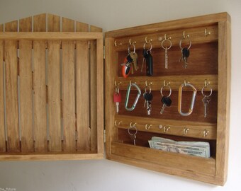 Wooden Wall Key Holder - Etsy