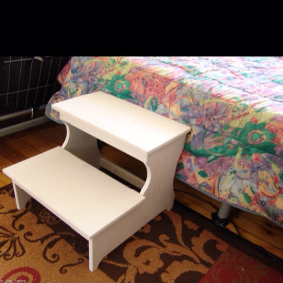 16.5 Tall Handcrafted Jumbo Step Stool Solid Wood | Etsy