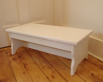 Long Wooden Stool - Etsy