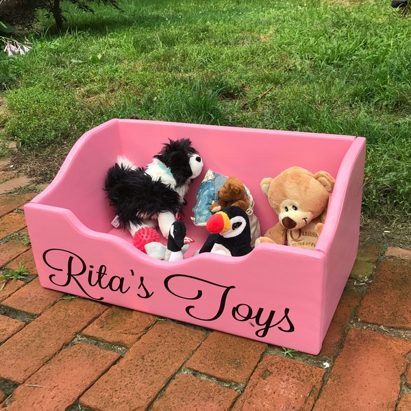 Dog Toy Box - Etsy