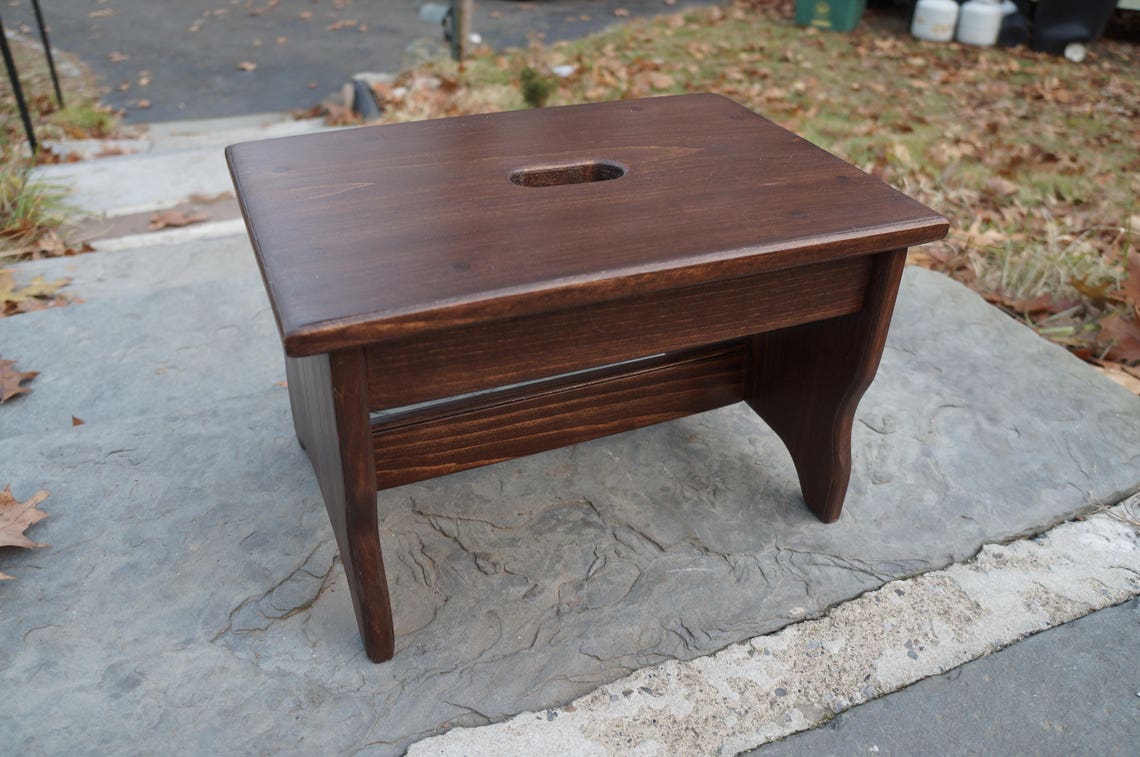 Handcrafted Heavy Duty Step Stool 10 extra tall | Etsy