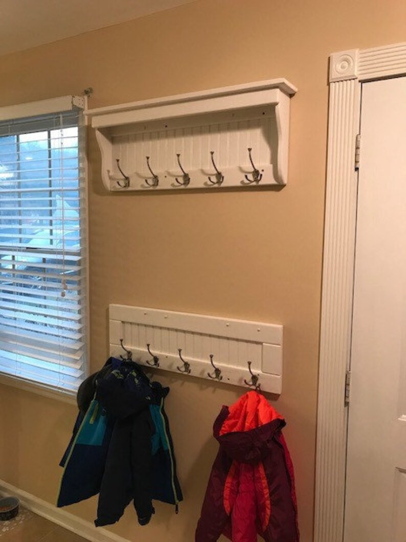 35 Handcrafted Wood Wall Mount Coat Rack 5 Hooks Etsy 35-handcrafted-wood-wall-mount-coat-rack-5-hooks-etsy