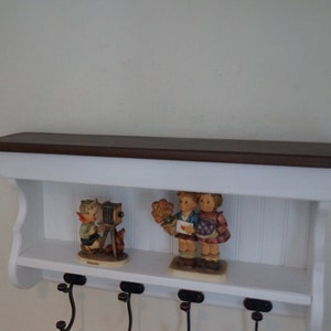 Custom 24 Handcrafted Wood Coat Rack Display Wall Shelf | Etsy