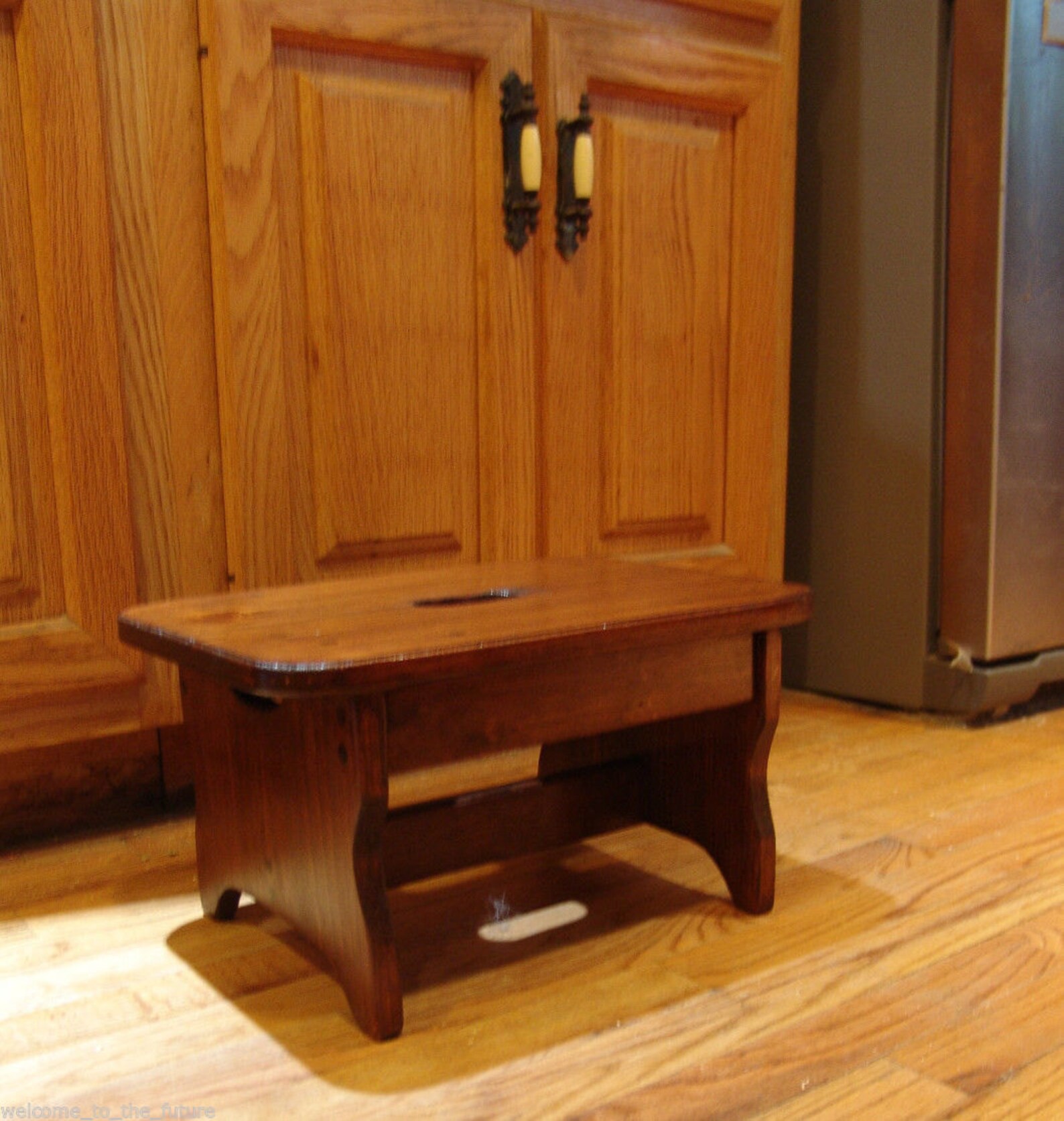 Handcrafted Heavy Duty Step Stool Solid Wood Adult Bedside | Etsy