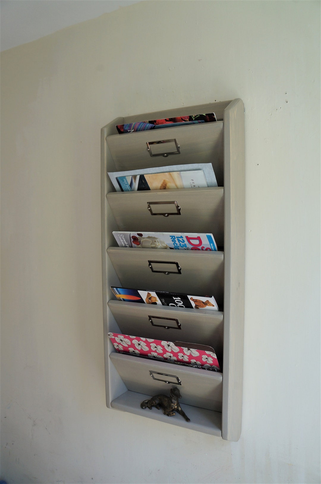 UPS to CA, 36” X 14", 6 Deep Pocket Model, Handcrafted Mail & Magazine ...