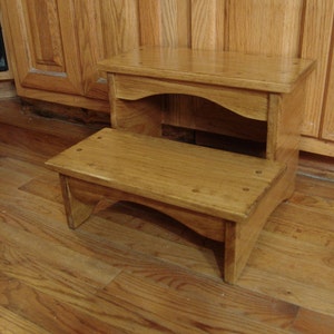 Handcrafted Heavy Duty Step Stool Wooden Kitchen Bedside - Etsy