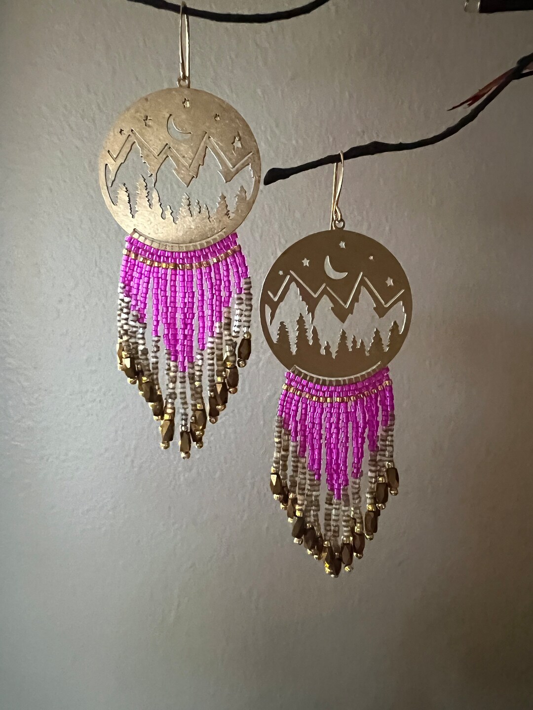 Hot Pink Trees - Etsy