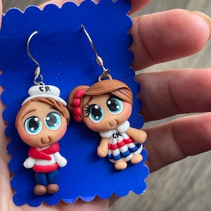 Costa Rica Campesinos Farmers Hook Hypoallergenic Stainless Steel Women ...