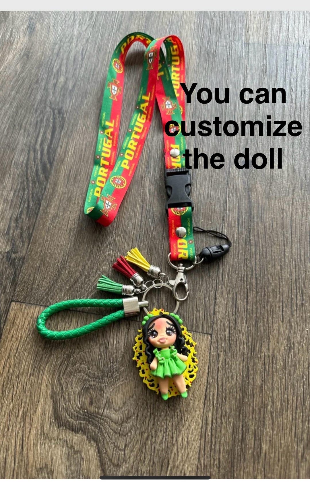 Personalized Lanyard Portugal Flag / Portugal Flag Key Chain - Doll ...