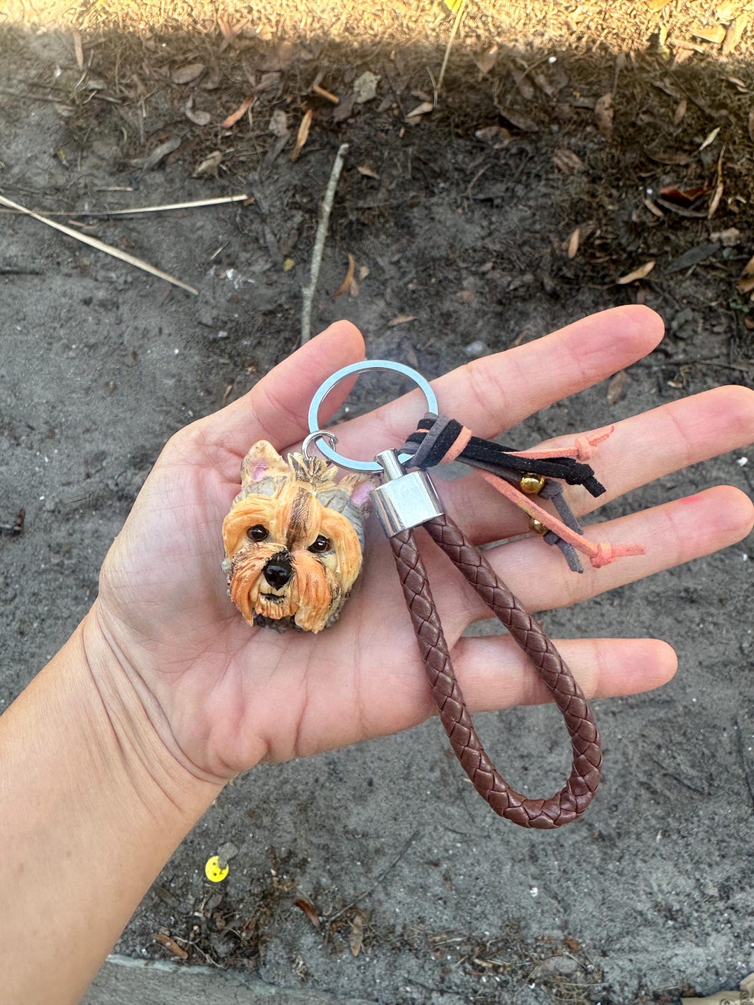 Yorkie Dog Keychain, Realistic Puppy Keychain, Gift for Dog Lovers, Dog ...