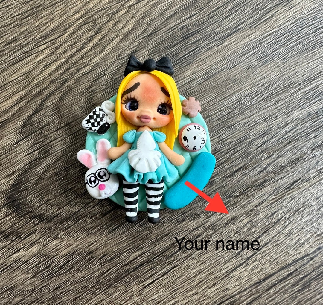 Pompom Alice Pin /princess Alice Pin / Alice Pon for Girls or - Etsy
