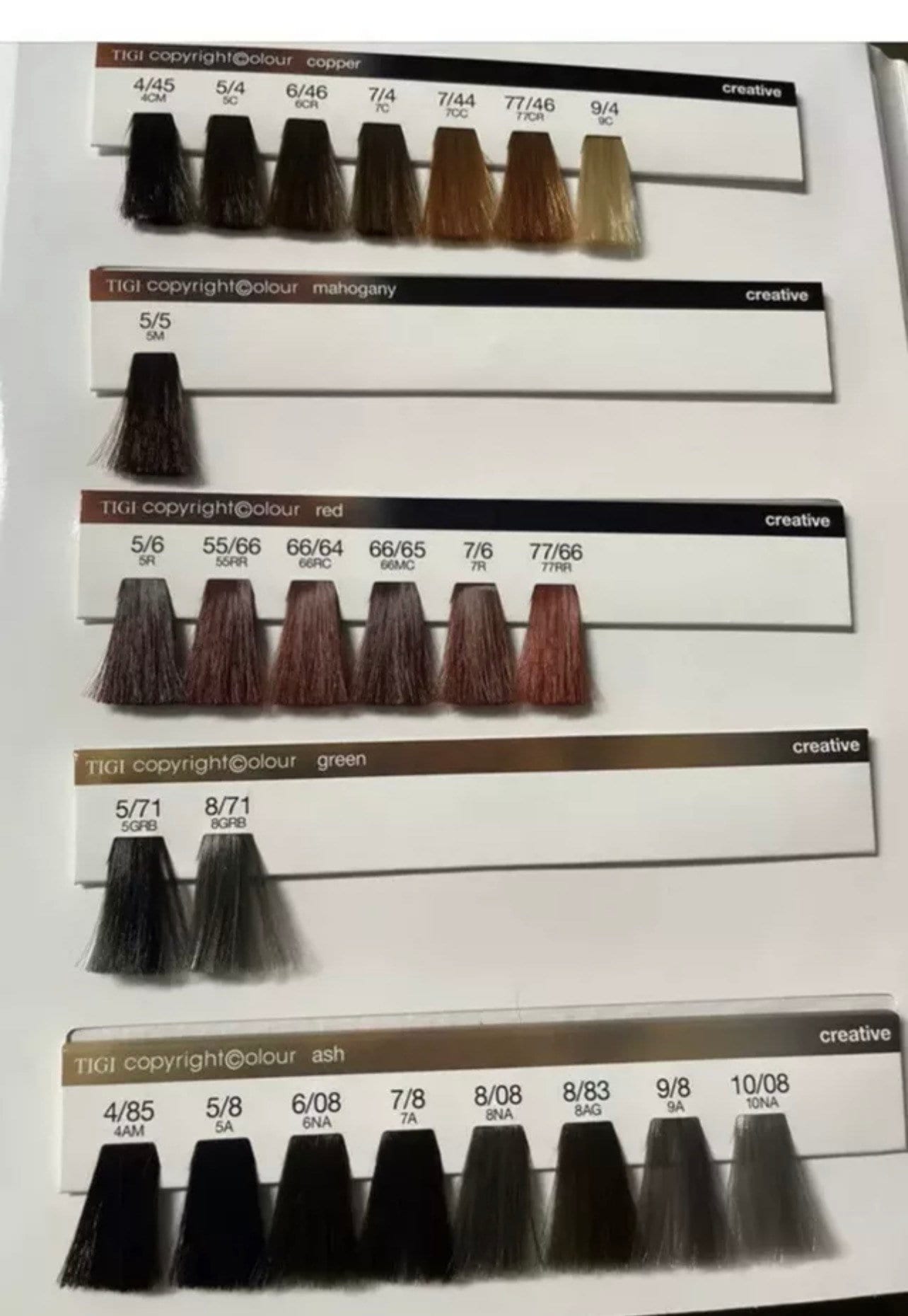 Tigi Hair Color
