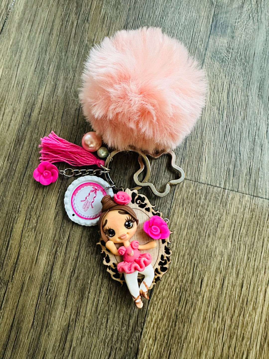 Pink Ballerina Keychain, Ballet Gifts, Ballet Teacher, Teacher Gift ...