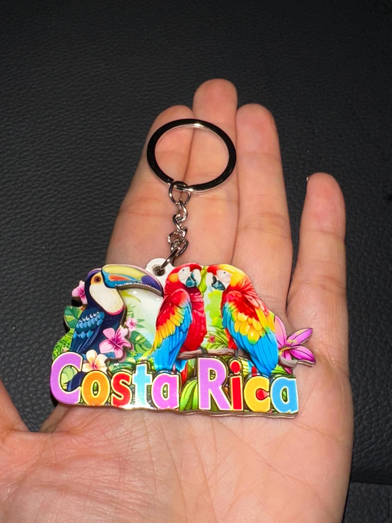 Handmade Costa Rica Wood Keychain – Red Eyed Tree Frog Souvenir - Etsy