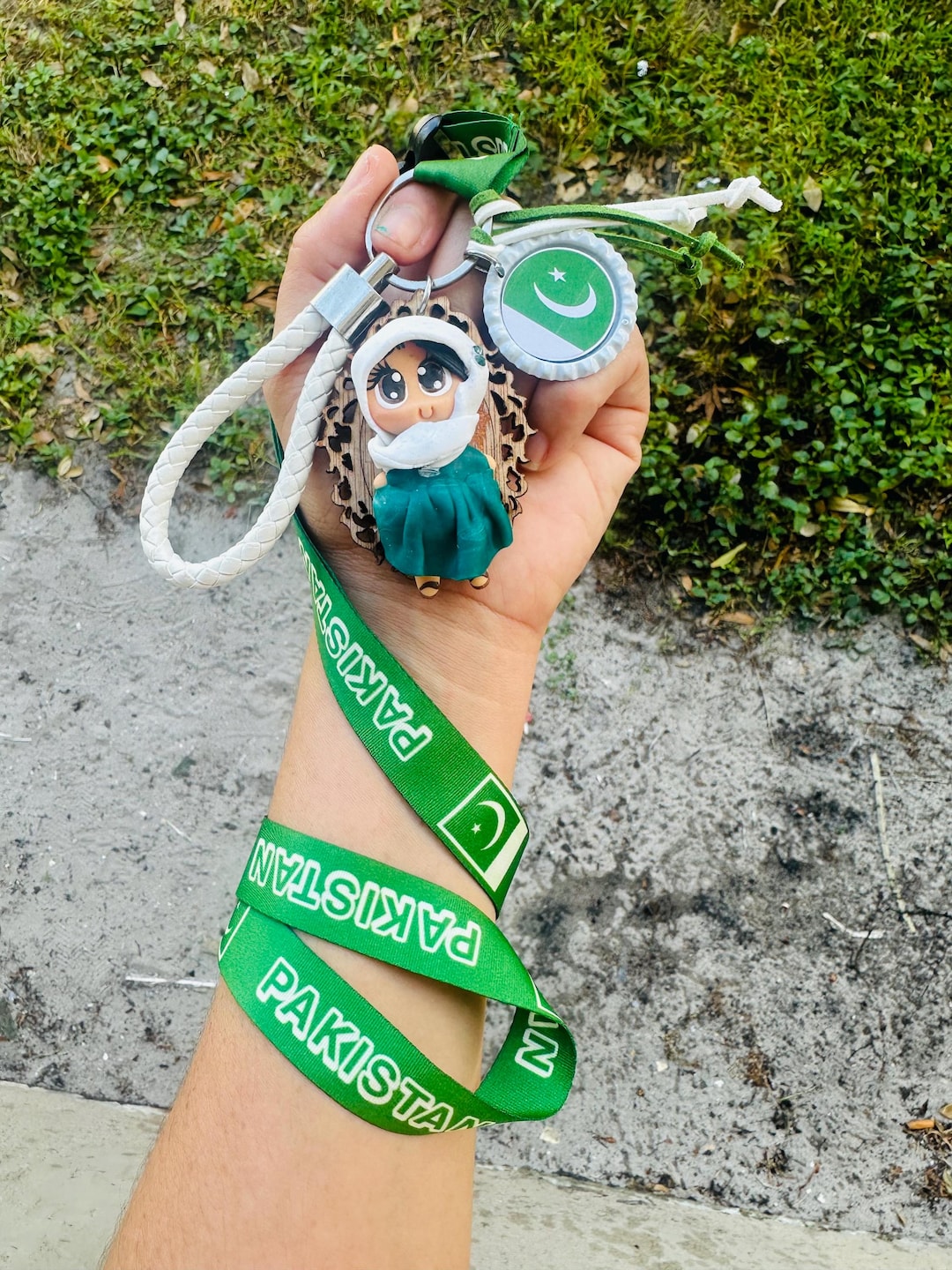 Personalized Lanyard Pakistan Flag / Pakistan Flag Key Chain - Doll ...