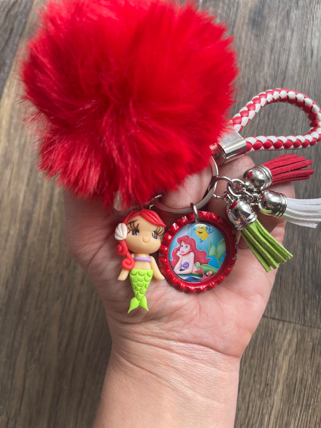 Mermaid Inspired Keychain / Inspired Keychain / Charm / Purse Charm ...