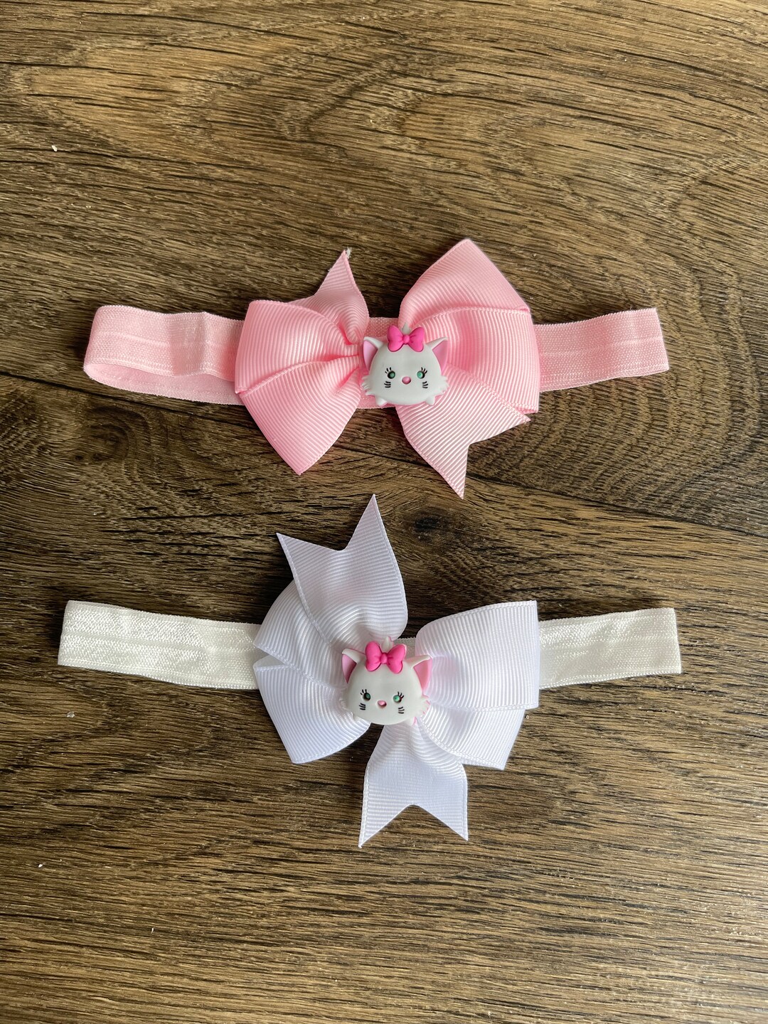 2 Pack Marie Baby Girl Hair Bow, Aristocats Cat Inspired Hair Bow ...