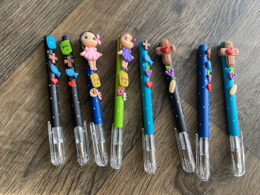 Porcelain Religious Pen / Christian Gifts/ Christian Pen / Christian ...