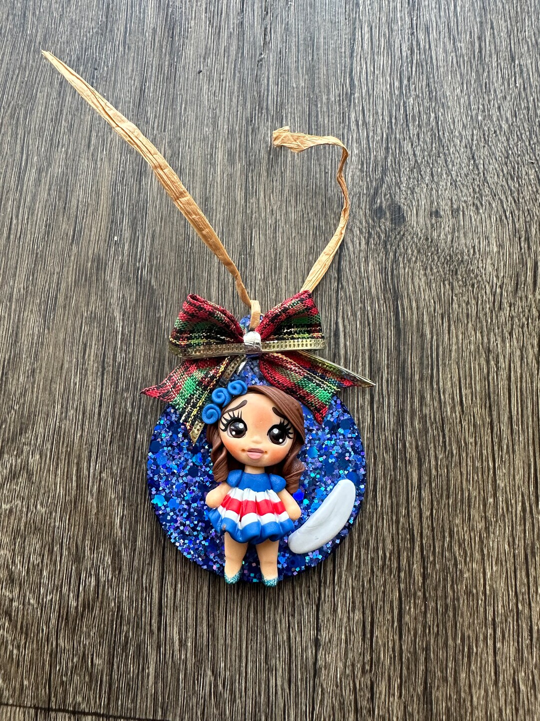 Puerto Rico Christmas Ornament / Puerto Rico Doll Gift for Christmas ...