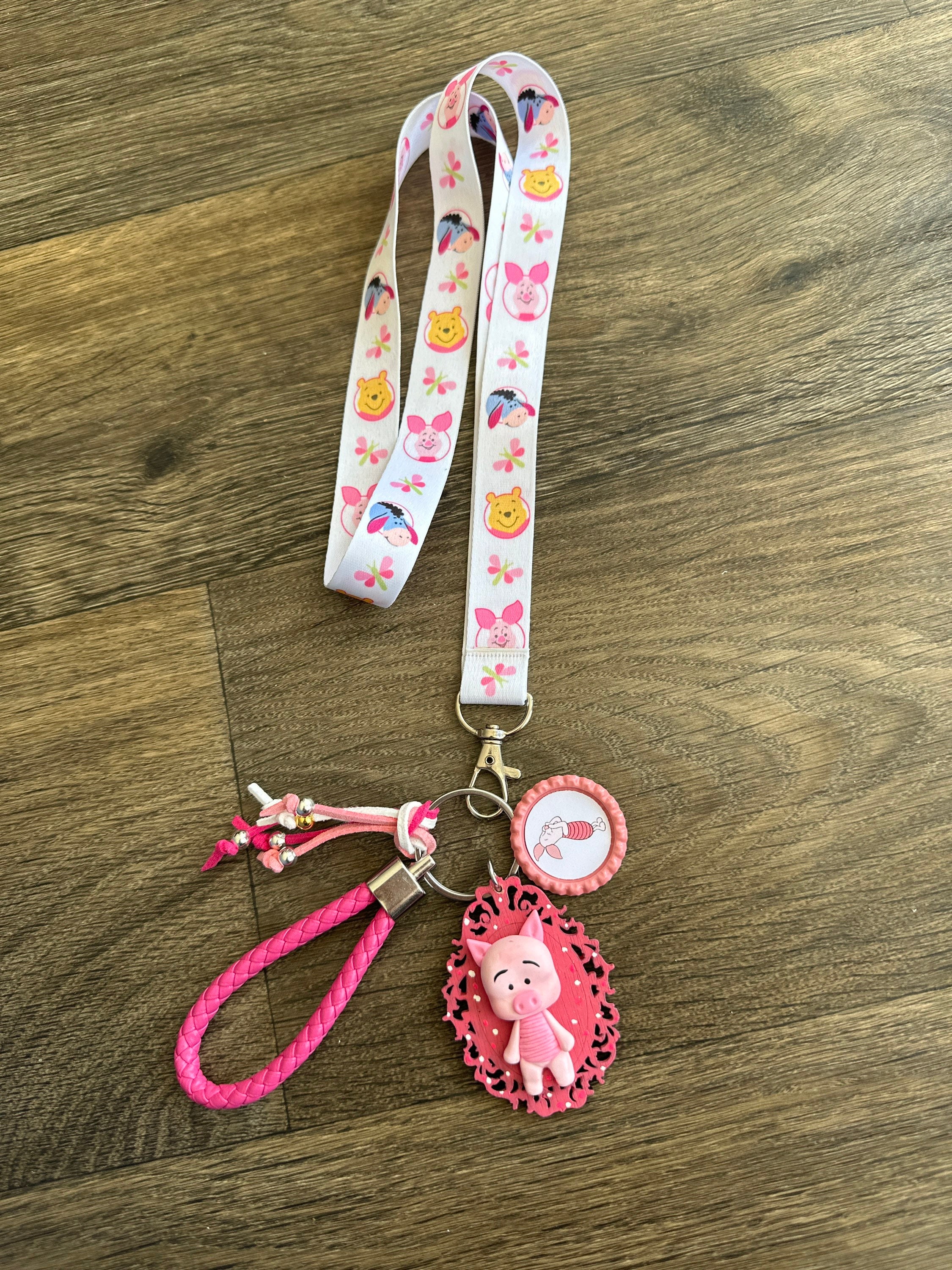Swarovski Piglet Key Chain