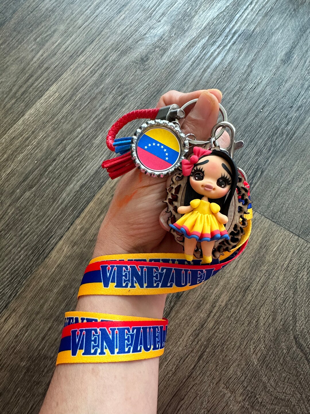 Lanyard Venezuela/ Venezuela Keychain Gift Flag Handmade 3D - Etsy