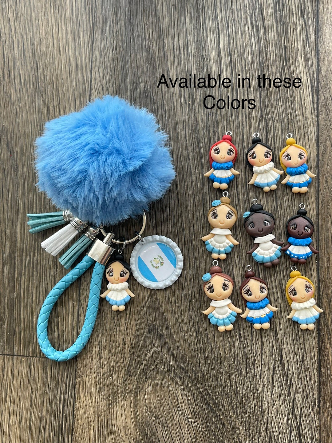 Guatemala Flag Keychain Handmade Key Holder Accessories Key Charm ...