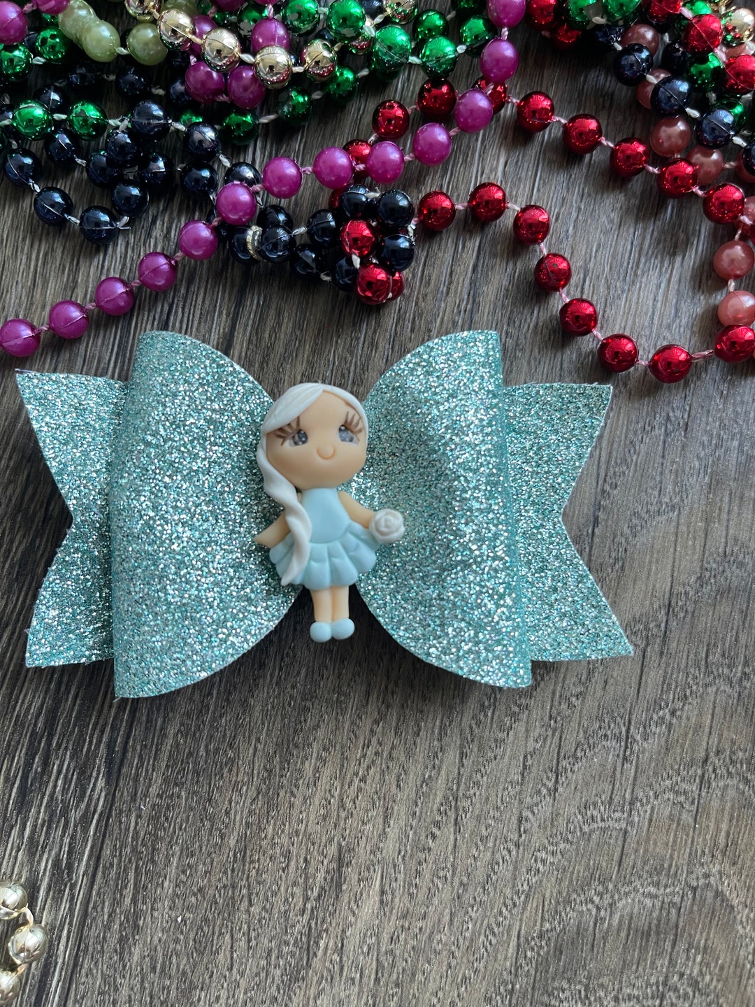 Frozen Bow / Elsa Bow / Porcelain Elsa Arch/ Frozen Porcelain Bow / - Etsy