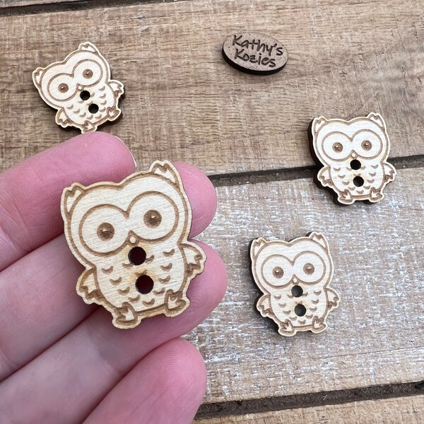 Owl Buttons - Etsy